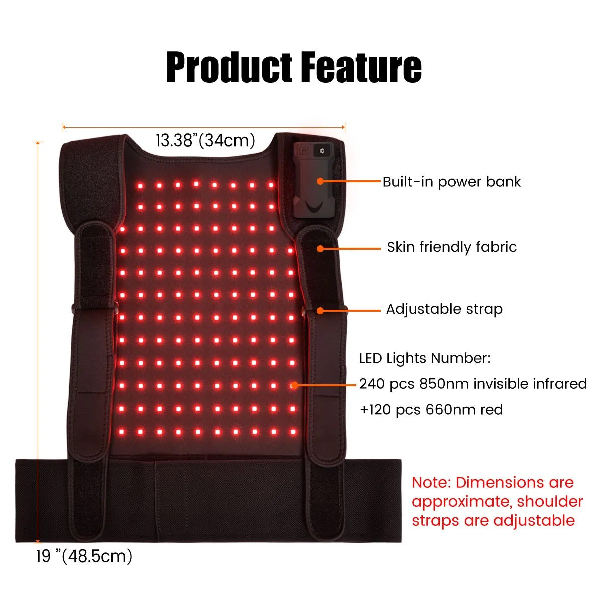 Red Light Therapy Vest | Pain Relief | Muscle Recovery – The Red Light Lab
